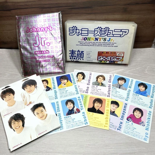JOHNNY'S JUNIOR REAL Face Vhs / Directory 2000 Trading Card Japan pk £ ...