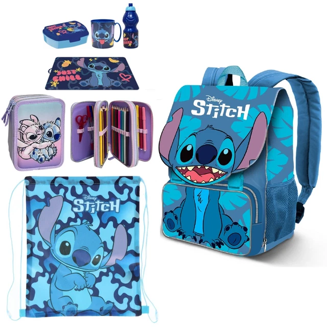 DISNEY STITCH SET 7- Pièces Sac à Dos Extensible Trousse École ...