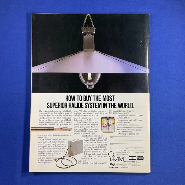 HIGH TIMES MAGAZINE Issue No. #141 May 1987 Psychedelic Mecca LA in the ...