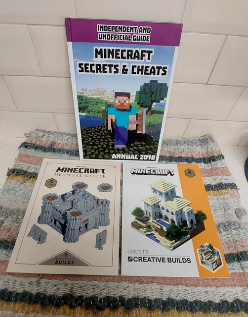 MOJANG MINECRAFT BOOK Bundle exploded builds,creative builds,secret ...