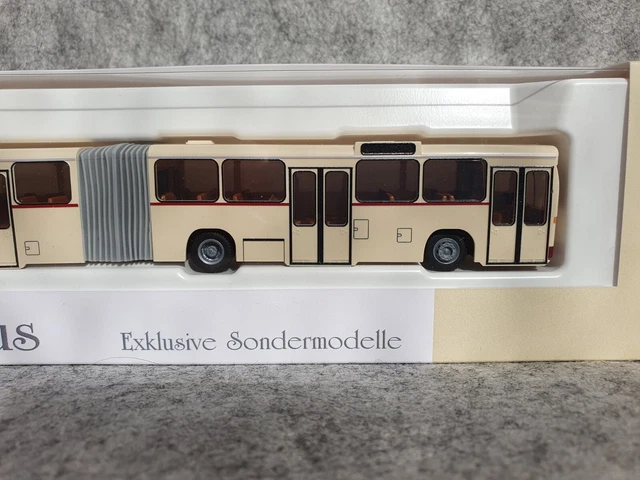 RIETZE MAN SG 192 Gelenkbus Linienbus Modellbus Neutral Sammler Vino ...