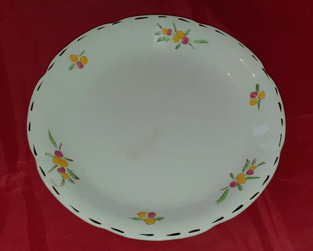JAS BROADHURST MADE In England Vintage Mimosa Pattern - 9 inch Dessert ...