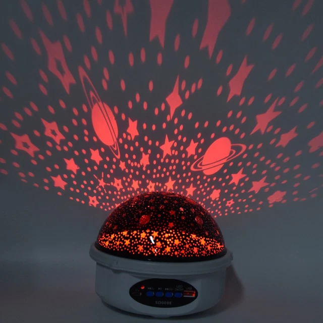 STAR PROJECTOR COLORFUL Remote Control Starry Sky Night Lamp Usb ...