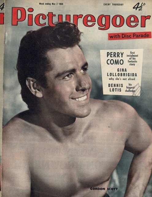 GORDON SCOTT / PERY COMO / GINA LOLLOBRIGIDA Picturegoer MAY 2 1959 £0. ...
