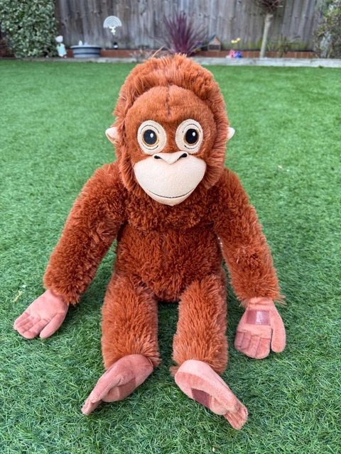 IKEA DJUNGELSKOG MONKEY Orangutan Ape Soft Toy. LARGE 24". Posable Hands & Feet £9.99 - PicClick UK