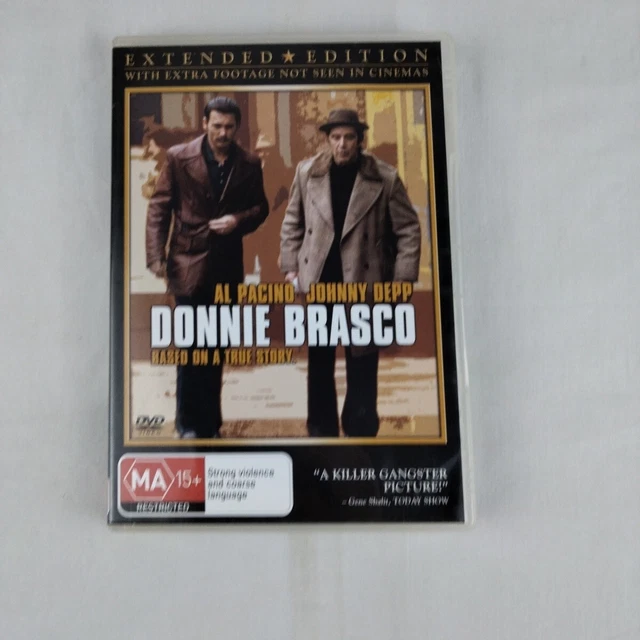 DONNIE BRASCO PAL DVD Region 4 Extended Edition - Al Pacino, Johnny ...