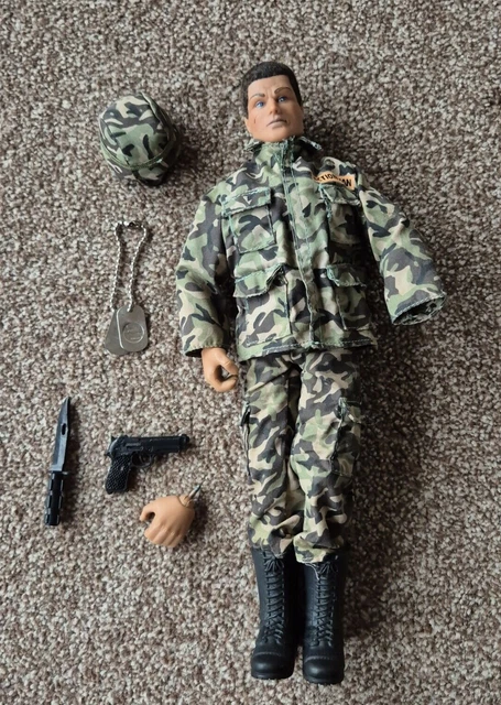 VINTAGE HASBRO ACTION Man BATTLE FORCE - MISSILE LAUNCHING RIFLE 1993 ...