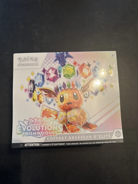 POKÉMON COFFRET DRESSEUR D'Elite ETB EV8.5 Evolutions Prismatiques Fr ...