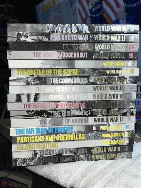 TIME LIFE WWII Book Set Of 17 Volumes World War 2 WW2 Collection ...