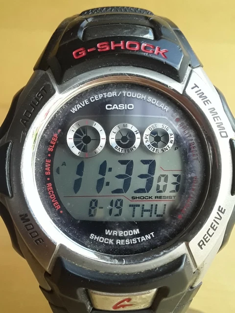 CASIO GW500A G SHOCK SOLAR TOUGH WAVE CEPTOR FUNKTIONIERENDE TAUCHER ...