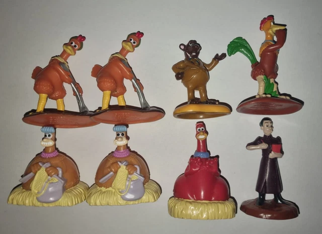 1999 DREAMWORKS, AARDMAN/PATHE Chicken Run Figures Bundle weetos cereal ...