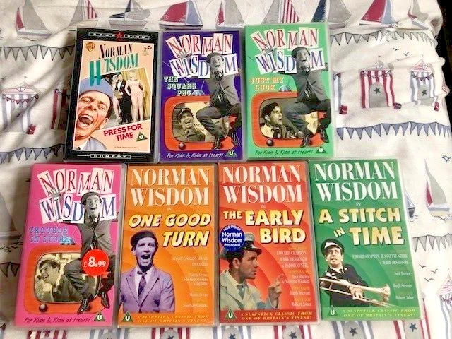 7 NORMAN WISDOM VHS video bundle £5.00 - PicClick UK