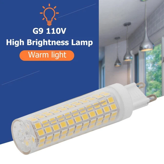 LAMPADINA LED G9 SMD 2835 15W 110V/220V Ceramica Luce Granturco Sostituzione Lampada Alogena EUR ...