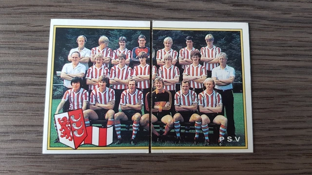 PANINI VOETBAL 1983 Team Psv Soccer Stickers Rare Dutch Issue 83 £14.99 ...