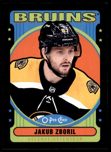2021-22 O-PEE-CHEE RETRO Black Border Jakub Zboril 082/100 Boston ...