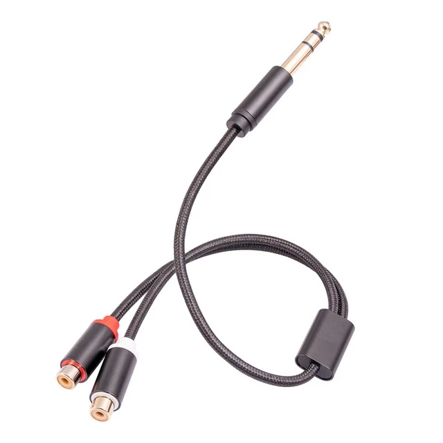 CÂBLE ADAPTATEUR AUDIO 6,35 Mm Mâle Vers Lotus , Câble RéPartiteur2630 ...