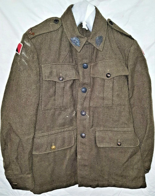 WW1 - WW2 Australian Army uniform brown shoulder titles badges replica ...
