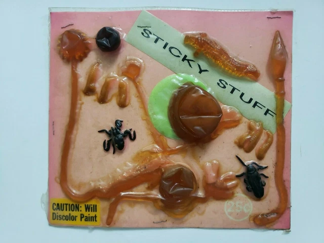 VINTAGE STICKY STUFF Old Gumball Vending Machine Display Card #199 £32. ...