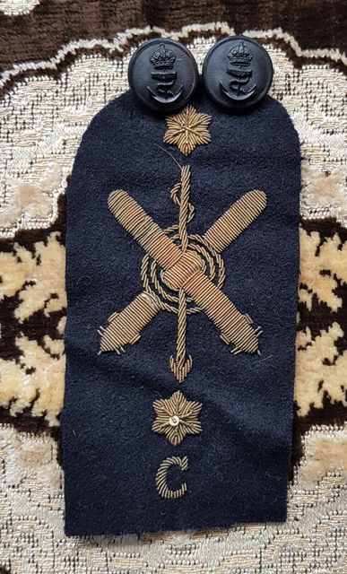 WW2 BRITISH ROYAL navy cloth patch naval submariner hms submarine sonar ...