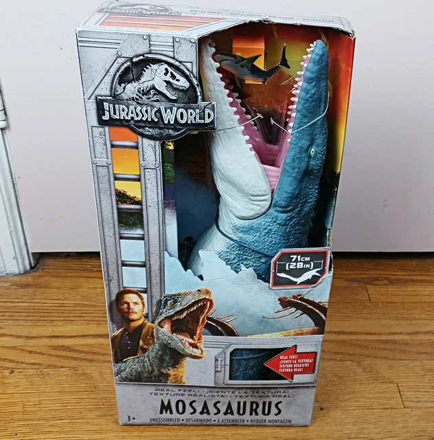 LARGE JURASSIC WORLD Mosasaurus Dinosaur Toy (Jurassic Park) RARE ...