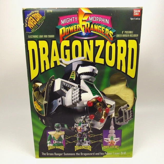 MIGHTY MORPHIN POWER Ranger Dragonzord MMPR Bandai - BOX + FOAM ONLY ...
