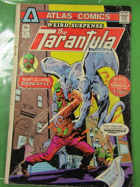 WEIRD SUSPENSE #3 ATLAS COMICS Vintage Horror🔥Ungraded🔥1975🔥Cover Wear ...