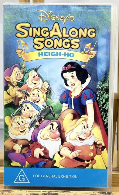 SING ALONG SONGS Heigh-Ho - Walt Disney Classics - VHS Video Tape - In ...