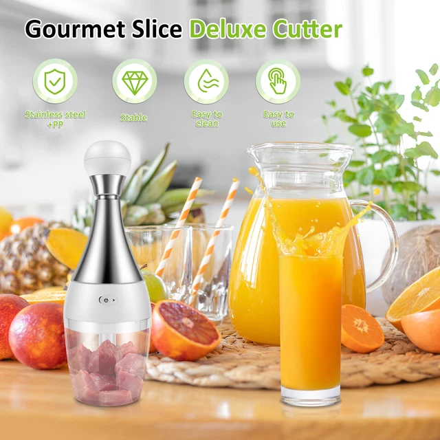 MANUAL PRESSED CHOPPER Safe Garlic Chopper Vegetable Cutter Chopper ...