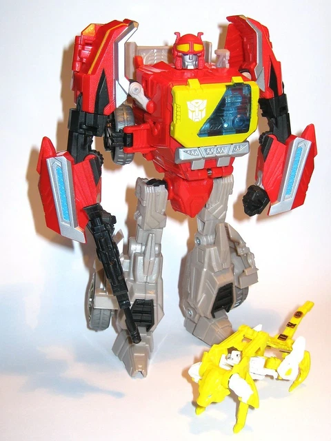 TRANSFORMERS FALL OF Cybertron BLASTER completo Voyager Generations Foc ...