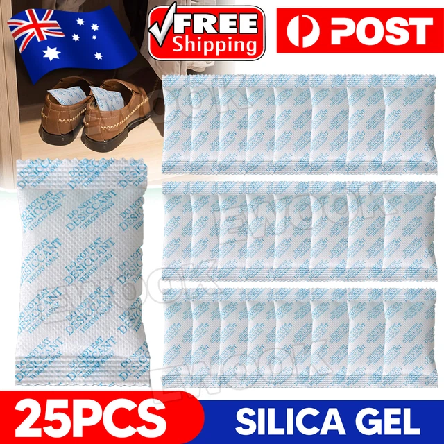 10GRAM REUSABLE SILICA Gel Packets Desiccant Moisture Absorber Packs ...