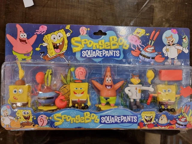 SPONGEBOB SQUAREPANTS COLLECTOR Figure Patrick Bend-Ems Set 6 Piece NEW $55.76 - PicClick CA