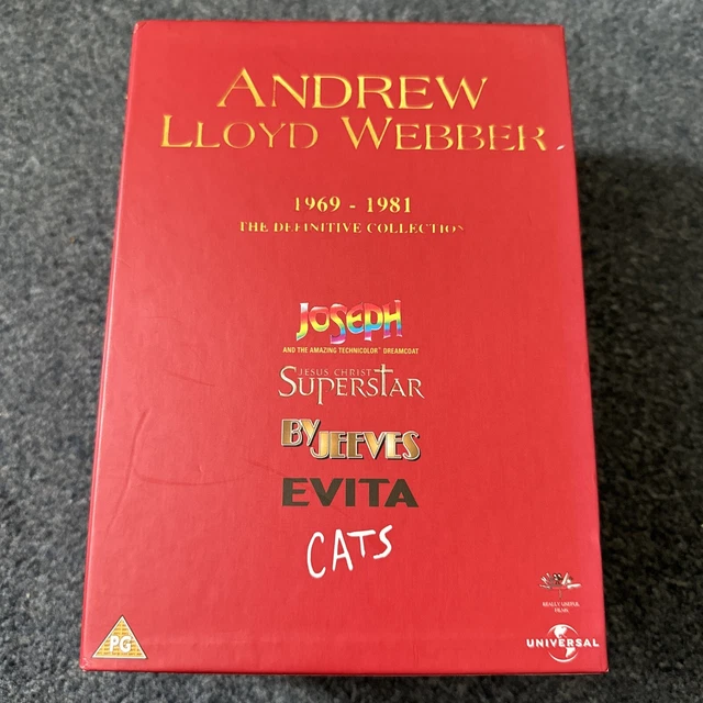 ANDREW LLOYD WEBBER 1969-1981 Definitive Collection. DVD. Limited ...