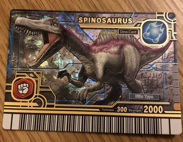 DINOSAUR KING CARD Gold Spinosaurus Series 2 4th Edition £26.00 ...