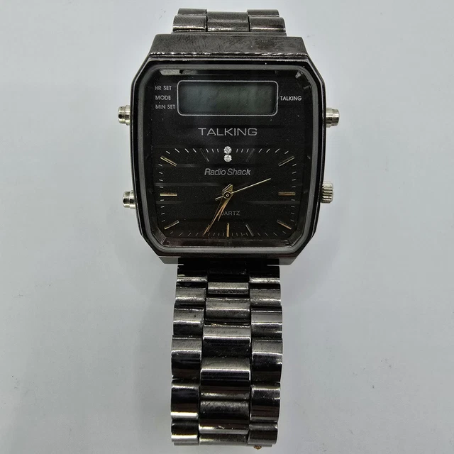 VINTAGE RADIO SHACK Digital Watch Tandy ANA DIGI Talking 1980s Retro ...