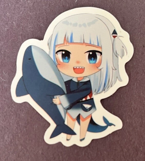 HOLOLIVE GAWR GURA Waterproof Sticker Vtuber Anime Manga $2.00 ...