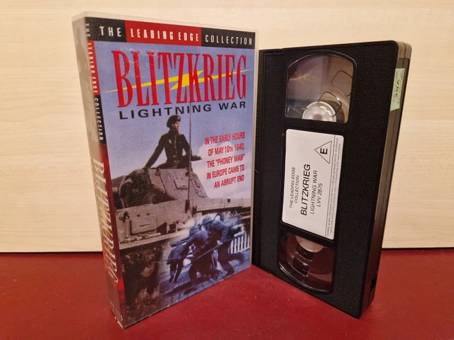 BLITZKRIEG LIGHTNING WAR - PAL VHS Video Tape (T300) £2.99 - PicClick UK