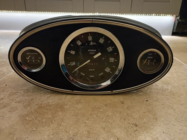 CLASSIC MINI MK1 Innocenti Cooper S Centre Speedometer Speedo Dash Rare ...