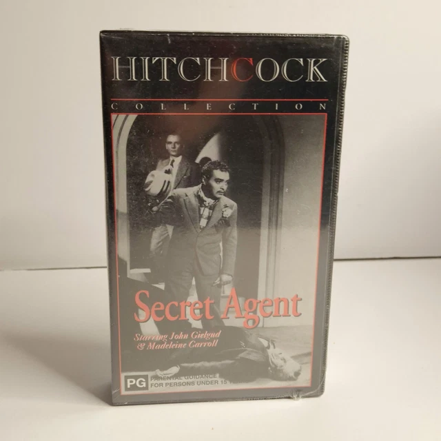 ALFRED HITCHCOCK COLLECTION Secret Agent FACTORY SEALED VIDEO VHS PAL ...