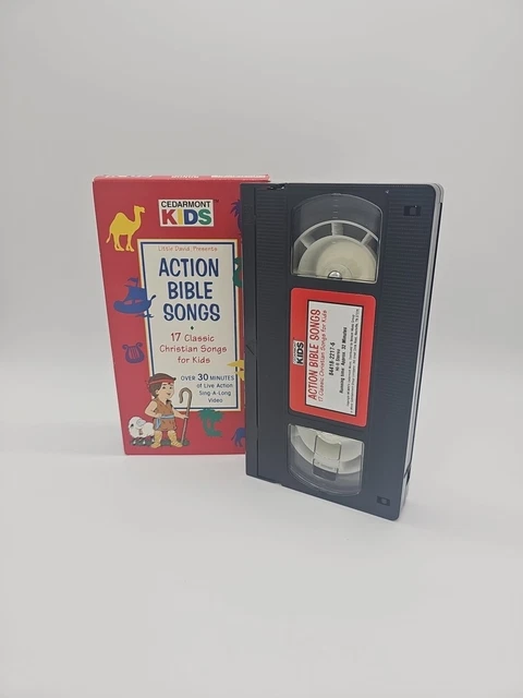 CEDARMONT KIDS ACTION Bible Songs VHS 1985 Tape 17 Classic Christian ...