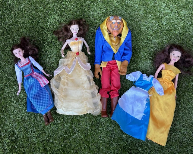 DISNEY BEAUTY AND The Beast Dolls - Belle And Beast Bundle £15.80 ...