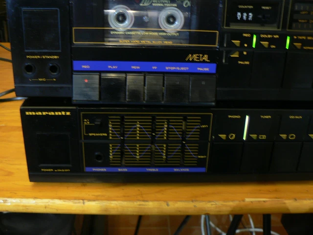 MARANTZ PM-151 AMPLIFIER + Marantz Sd-151 Tape Deck. Vintage. Muy Buen ...