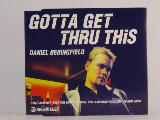 DANIEL BEDINGFIELD GOTTA GET THRU THIS (I7) 3 pistes CD pochette photo ...