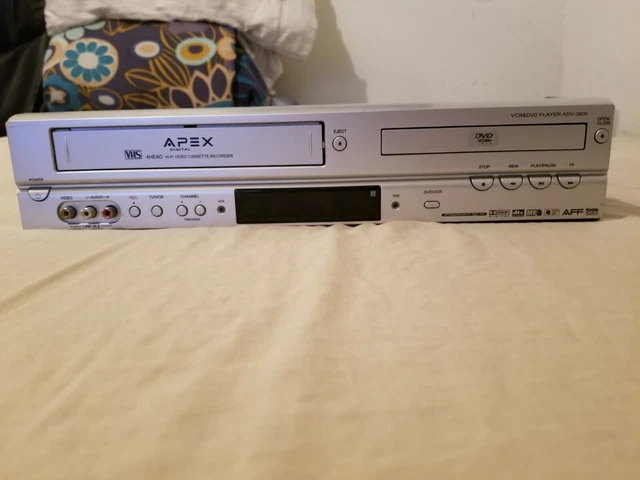 APEX DVD VCR Combo Player Recorder VHS ADV-3800 £69.53 - PicClick UK