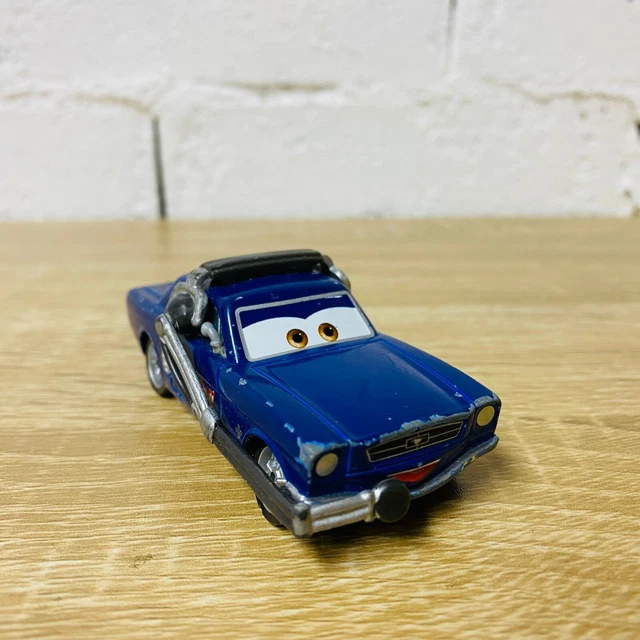 DISNEY PIXAR DIECAST Cars Brent Mustangburger with Headset Announcer ...