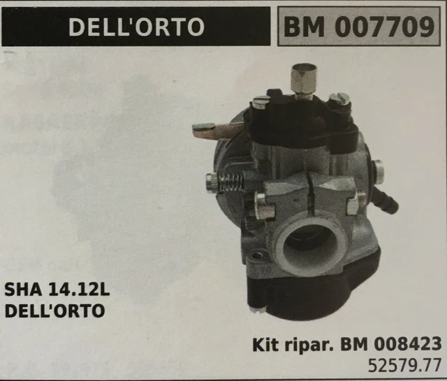 CARBURATEUR A CUVE BRUMAR Dell'Orto BM007709 EUR 60,93 - PicClick FR