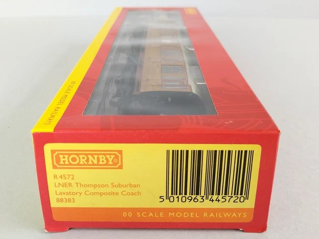 OO GAUGE HORNBY R4572 LNER Thompson Suburban Lavatory Composite Coach ...