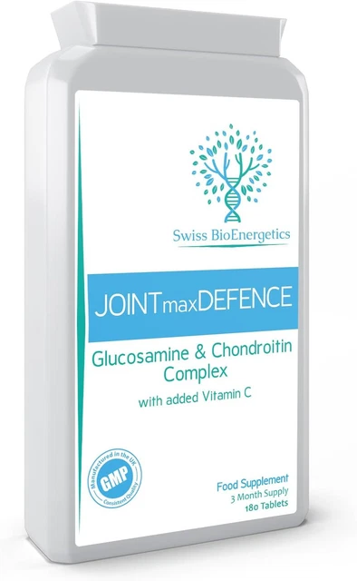 JOINT MAX DEFENCE 900mg 180 Tablets Glucosamine Sulphate Chondroitin ...