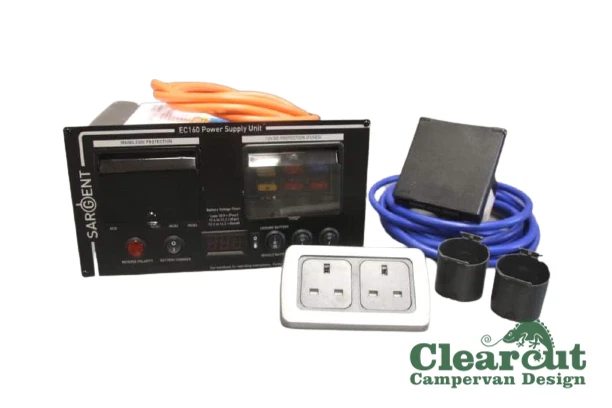 SARGENT CARAVAN OR Motorhome Power Distribution Unit, 240v Charger, CBE ...