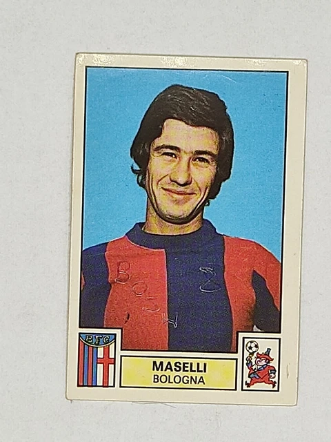 FIGURINA CALCIATORI PANINI 1975/76 MASELLI BOLOGNA n 30 OTTIMA CON ...