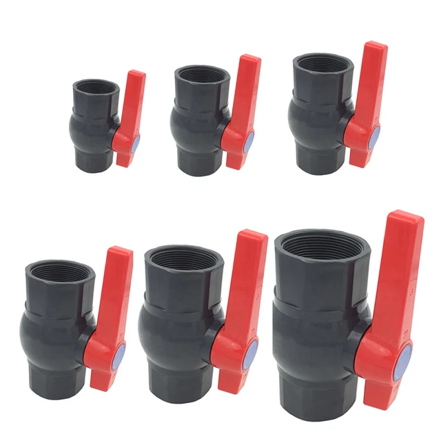 PVC U COMPACT Ball Valve Threaded Connection 20/ 25/ 32/ 40/ 50/ 63mm ...